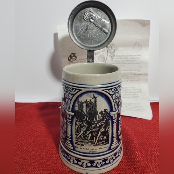 Gerz | Dining | Rare Vintage Original Gerz German Lidded Beer Stein W ...